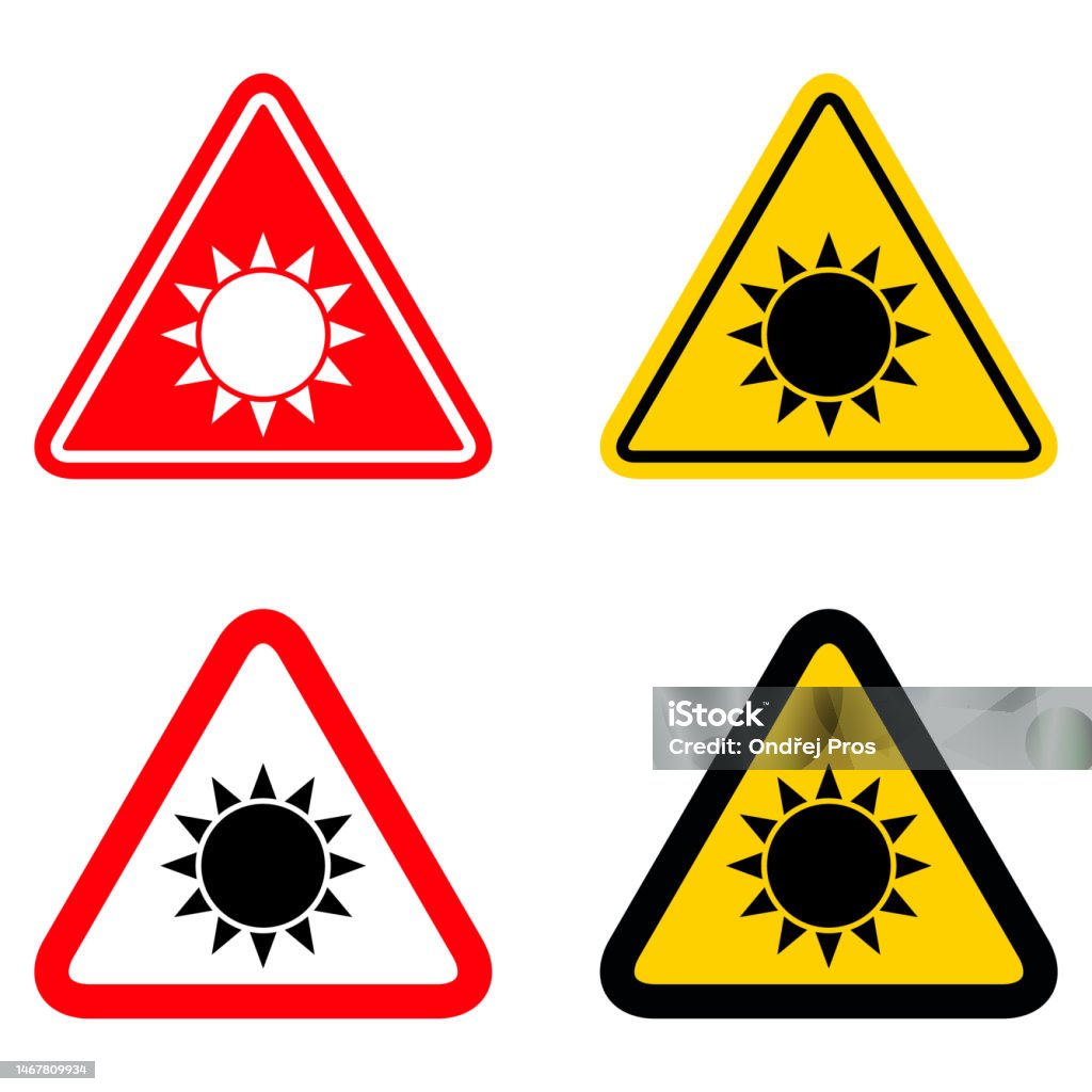 Ensemble Dicône De Facteur De Protection Solaire Symbole De Bloc De
