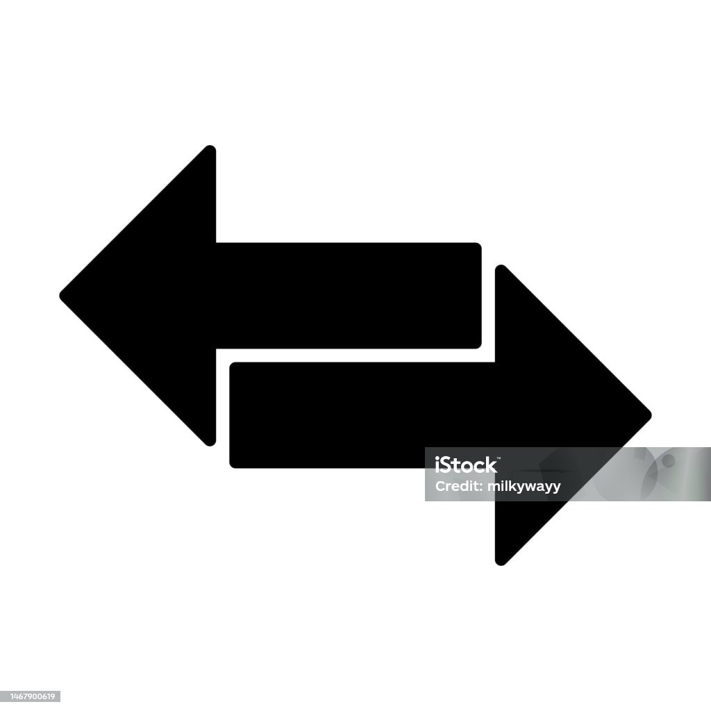 Ilustración de Icono De Transferencia De Flecha Vector Inverso ... Ilustración de Icono De Transferencia De Flecha Vector Inverso ...