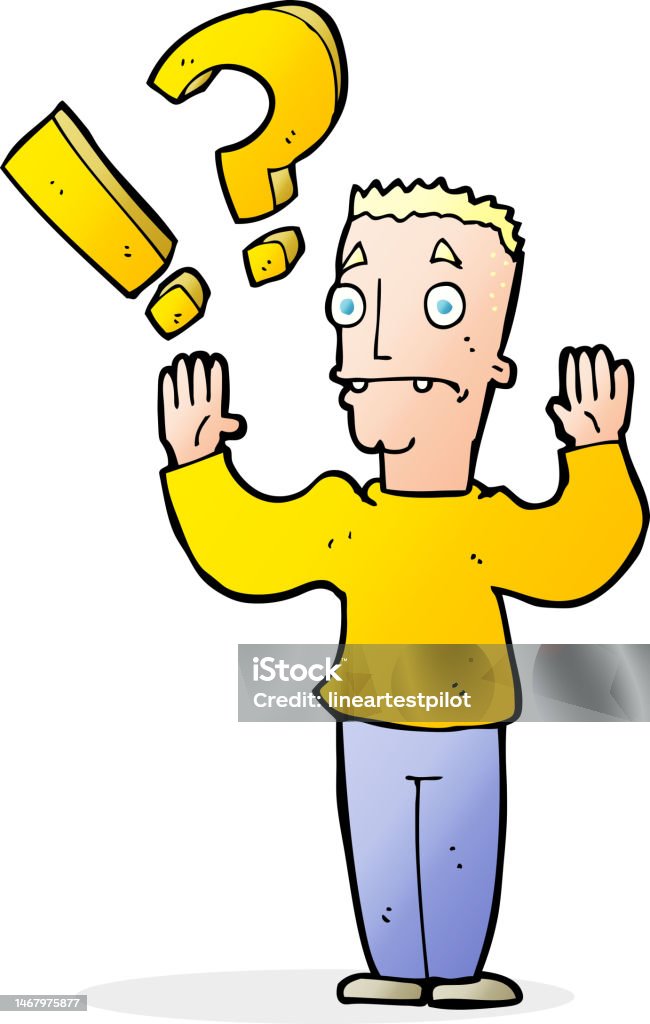 Cartoon Confused Man Stock Illustration - Download Image Now - Adult ... Cartoon Confused Man Stock Illustration - Download Image Now - Adult ...