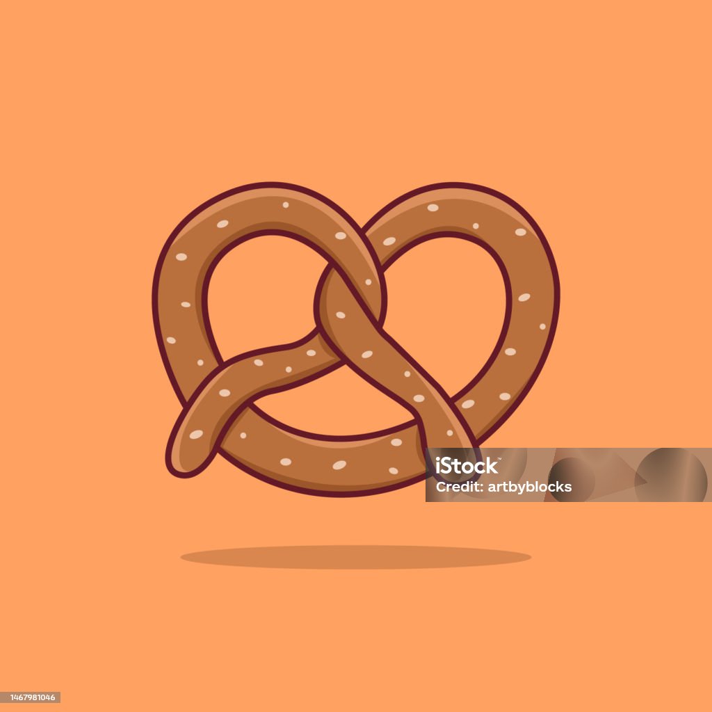 Ilustración de Ilustración Gratuita De Dibujos Animados De Pretzel De ... Ilustración de Ilustración Gratuita De Dibujos Animados De Pretzel De ...
