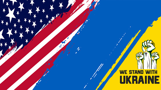 We Stand With Ukraine Flag Of Usa And Ukraine Solidarity With Ukraine ... We Stand With Ukraine Flag Of Usa And Ukraine Solidarity With Ukraine ...