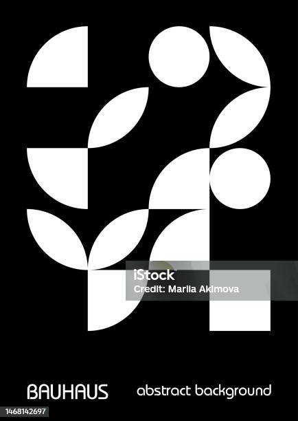 Poster Desain Geometris Vintage 20an Minimal Seni Dinding Template Tata
