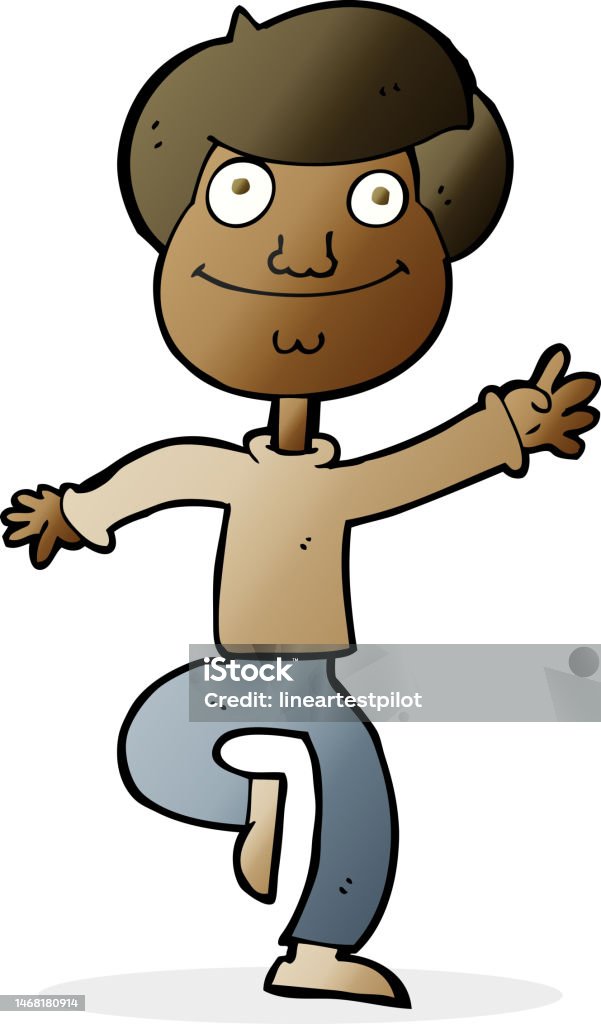 Cartoon Dancing Man Stock Illustration Download Image Now Adult