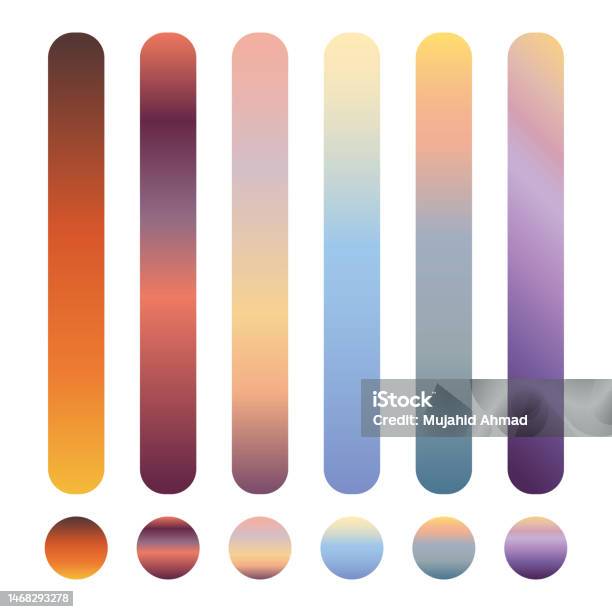 Collection Abstract Gradients Colorful Backgrounds Social Media