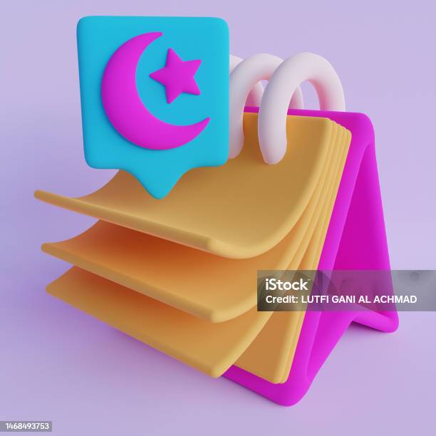 Rendering 3d Ilustrasi Kalender Foto Stok Unduh Gambar Sekarang