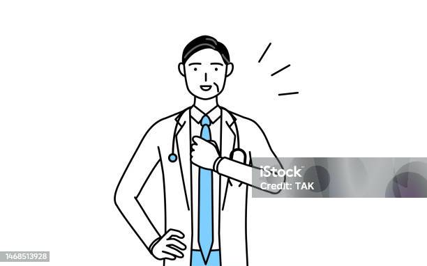 Dokter Pria Berjas Putih Dengan Stetoskop Senior Veteran Paruh Baya ... Dokter Pria Berjas Putih Dengan Stetoskop Senior Veteran Paruh Baya ...