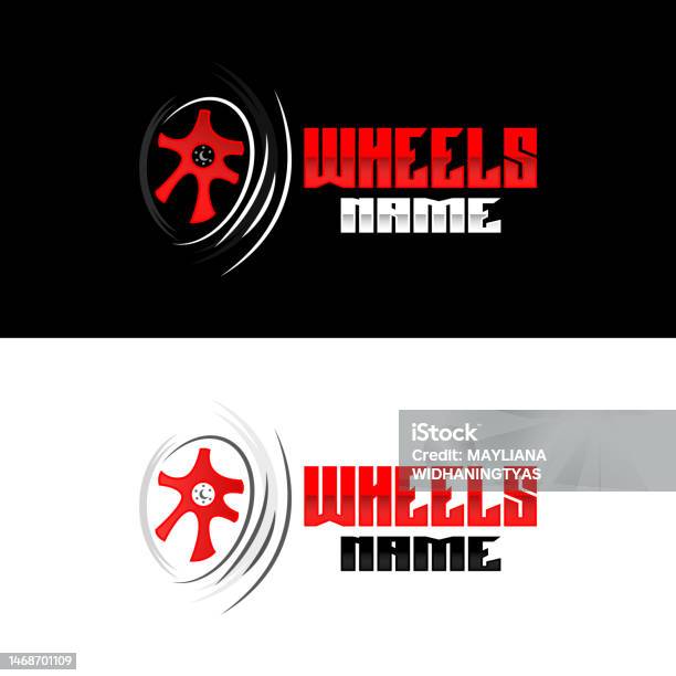 Logo De Roue De Pneu Vecteur De Pièces Automobiles Conception Datelier