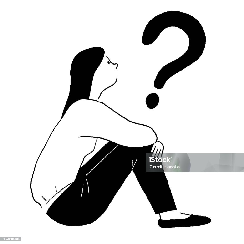 Dessin Au Trait Vectoriel Dune Femme Assise Dans Un Gymnase Vecteurs