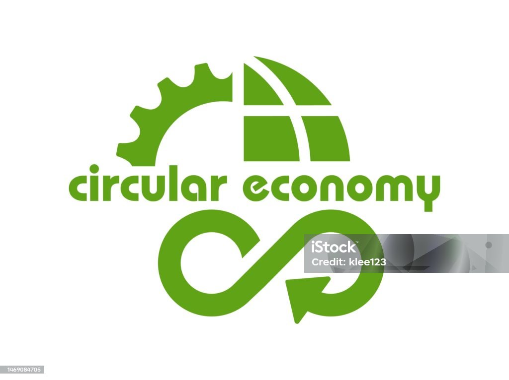 Circular Economy Icons On White Background Stock Illustration ... Circular Economy Icons On White Background Stock Illustration ...