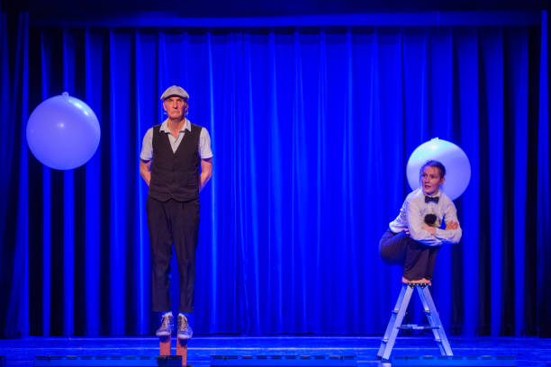 Free Stock Photo of Two People Standing on Stage | Download Free Images ...