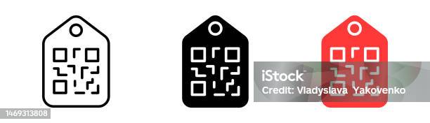 Qr Codes With Coupon Set Icon Sticker Product Labeling Encrypted Information Scanner Scan