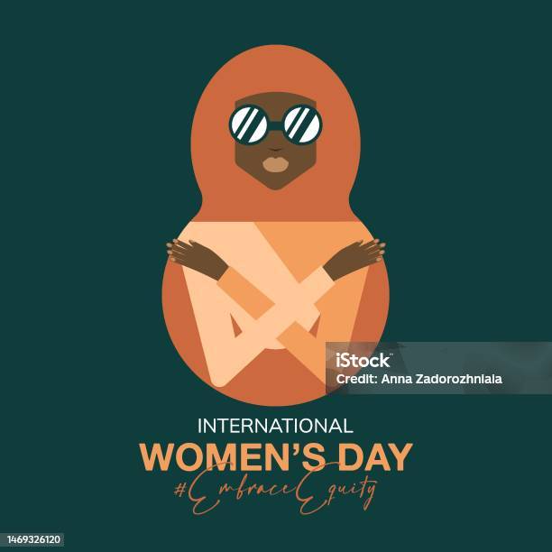 International Womens Day 2023 Banner Embraceequity Stock Illustration