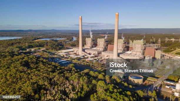Aerial Drone View Of Eraring Power Station Australias Largest Coal