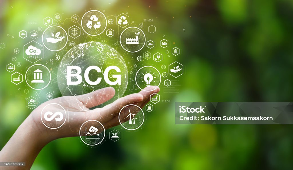 Bcg Icon Concept For Sustainable Economic Development Bioeconomy