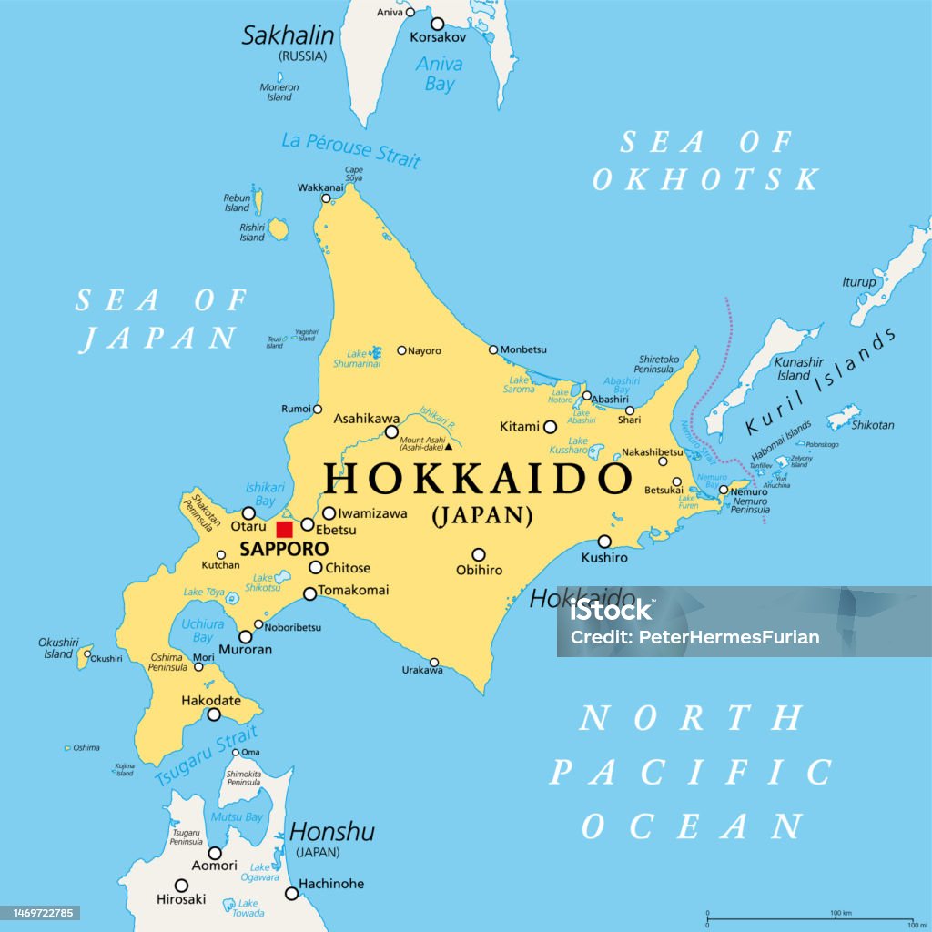 Vetores de Hokkaido Segunda Maior Ilha Do Japão Mapa Político e mais ... Vetores de Hokkaido Segunda Maior Ilha Do Japão Mapa Político e mais ...