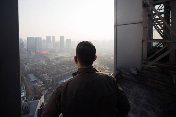 Free Stock Photo of Daring perspective from top of skyscraper ...