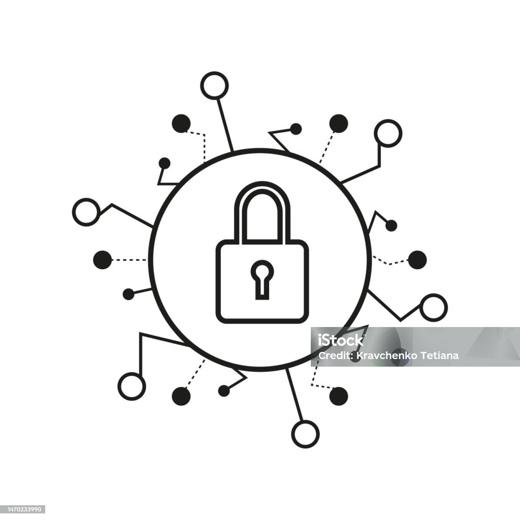 Cyber Security Icon Digital Technology Software Testing Concept Vector