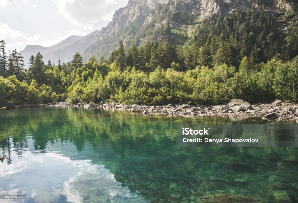 Lanskap Gunung Dan Refleksi Di Danau Gunung Dari Gunung Dan Hutan ... Lanskap Gunung Dan Refleksi Di Danau Gunung Dari Gunung Dan Hutan ...