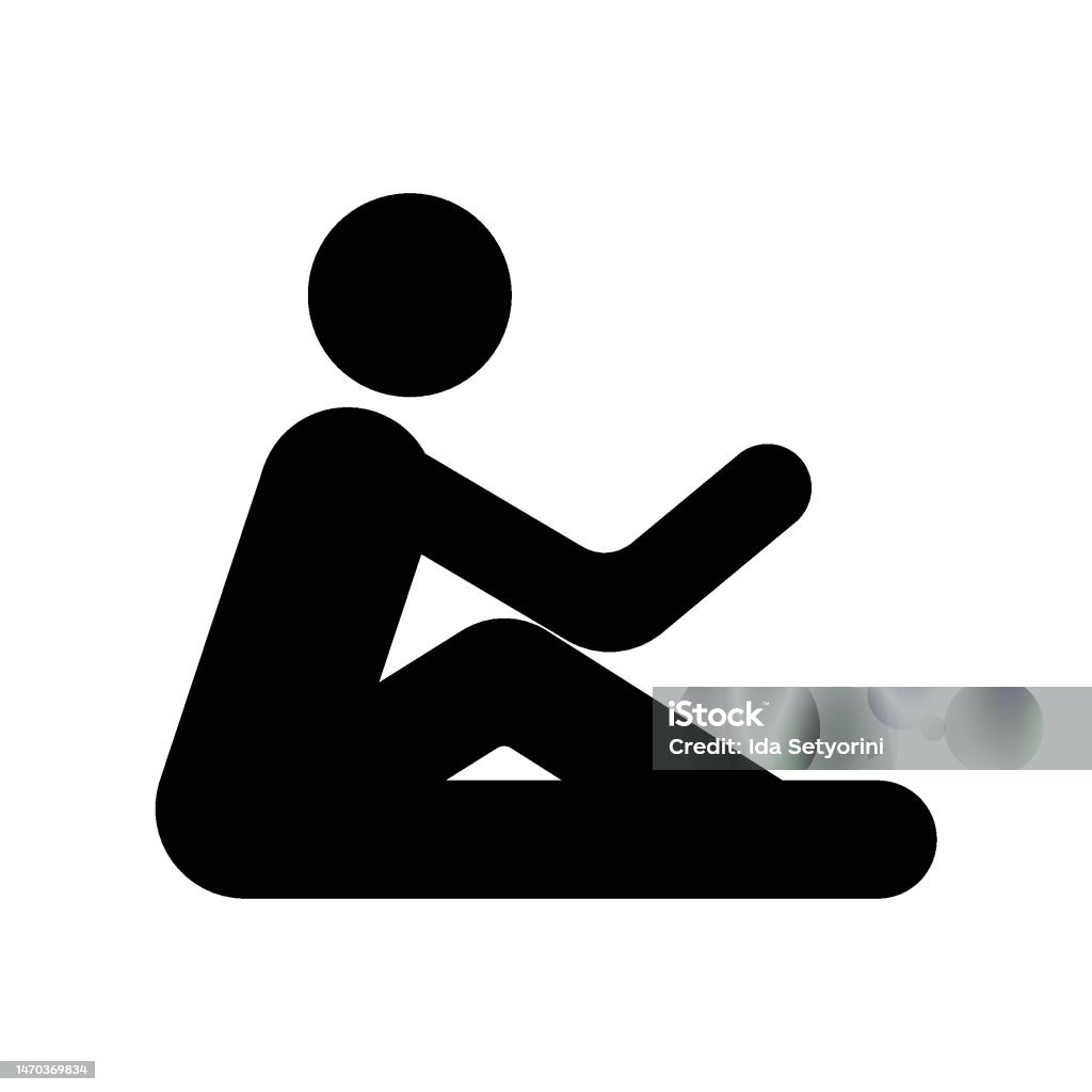 Ilustración de Icono De Persona Sentada y más Vectores Libres de ... Ilustración de Icono De Persona Sentada y más Vectores Libres de ...