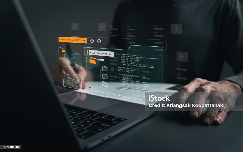 Software Developer Or Programmer Coding Program With Laptop Create Intelligence Innovation