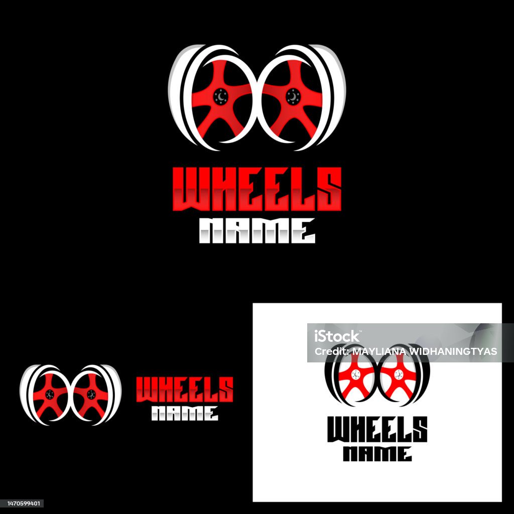 Logo De Roue De Pneu Vecteur De Pièces Automobiles Conception Datelier