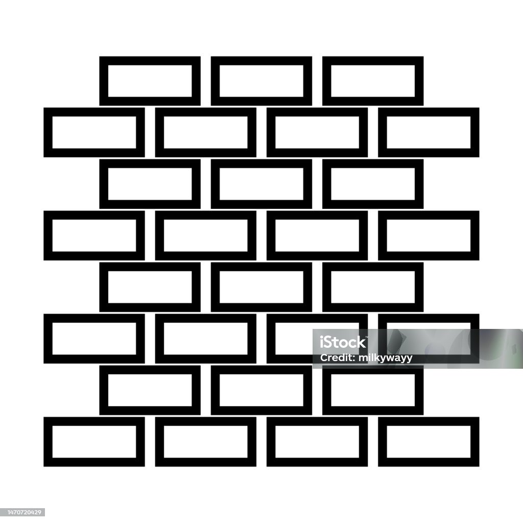 Ikon Dinding Bata Vektor Batu Bata Ilustrasi Dinding Ilustrasi Stok Unduh Gambar Sekarang Istock