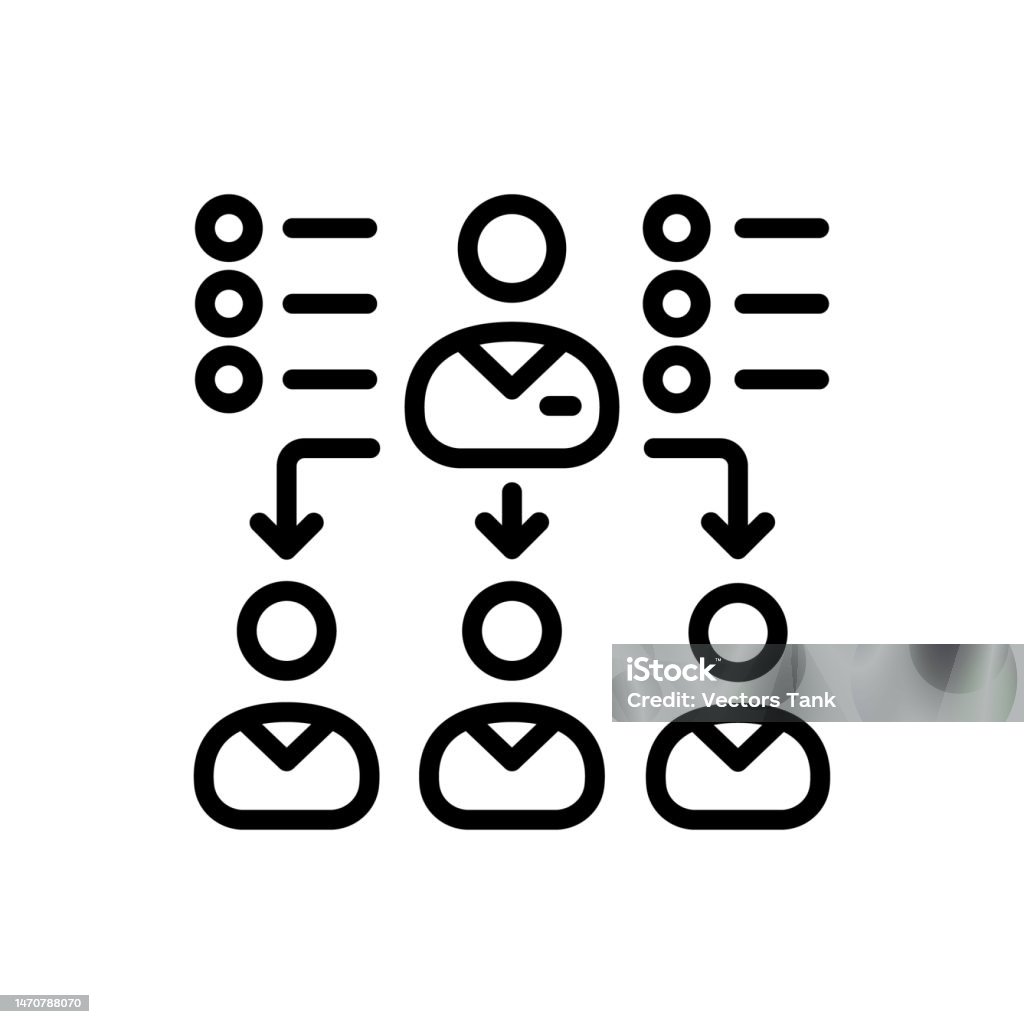 Delegating Task Icon In Vector Logotype Stock Illustration - Download ... Delegating Task Icon In Vector Logotype Stock Illustration - Download ...