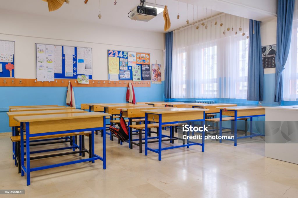Empty Elementary School Classroom Stock Photo - Download Image Now ... Empty Elementary School Classroom Stock Photo - Download Image Now ...