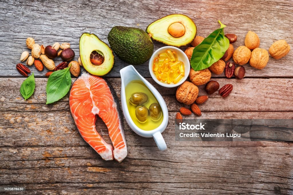 Selection Food Sources Of Omega 3 And Unsaturated Fats Superfood High