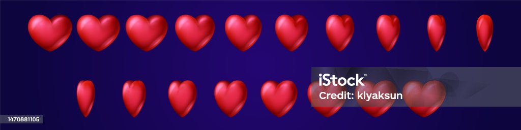 Red Heart Turn Around Game Animation Sprite Sheet Stock Illustration ... Red Heart Turn Around Game Animation Sprite Sheet Stock Illustration ...