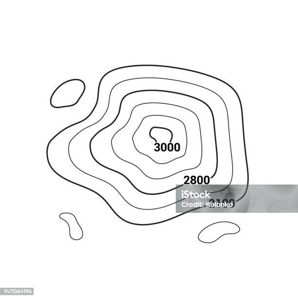 Topographic Map Contour Vector Mountain Geographic Relief Background ... Topographic Map Contour Vector Mountain Geographic Relief Background ...