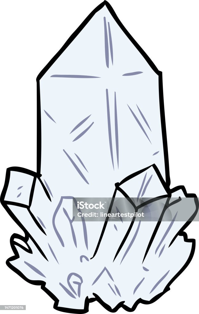 Ilustración de Cristal De Cuarzo De Dibujos Animados y más Vectores ... Ilustración de Cristal De Cuarzo De Dibujos Animados y más Vectores ...