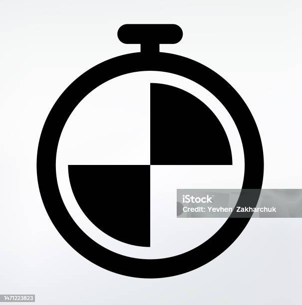 Timer Seconds Countdown Timer Icon Set Time Interval Icons Stopwatch