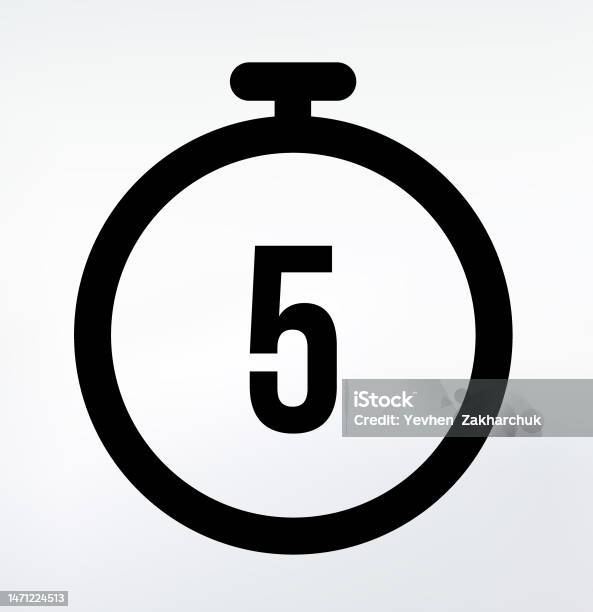 5 Seconds Countdown Timer Icon Set Time Interval Icons Stopwatch And ... 5 Seconds Countdown Timer Icon Set Time Interval Icons Stopwatch And ...