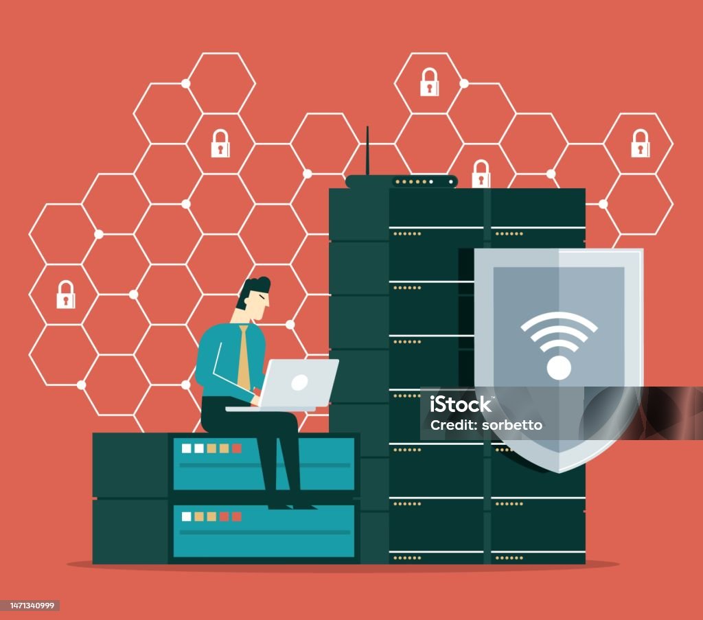 Network Security Stock Illustration Download Image Now Internet Privacy Shielding Istock