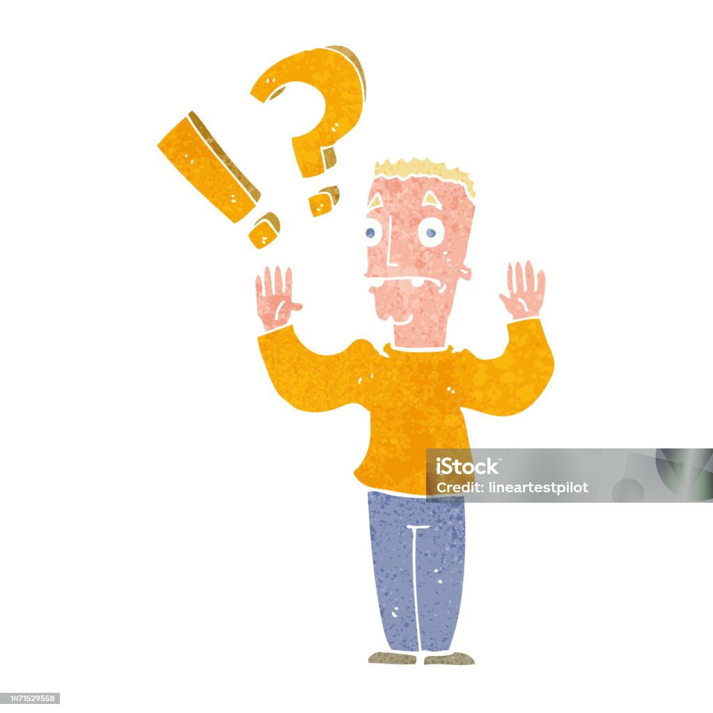 Cartoon Confused Man Stock Illustration - Download Image Now - Adult ... Cartoon Confused Man Stock Illustration - Download Image Now - Adult ...