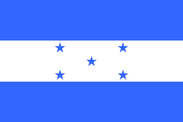 [90] Honduran flag Clipart Vector PNG , SVG, EPS, PSD, AI