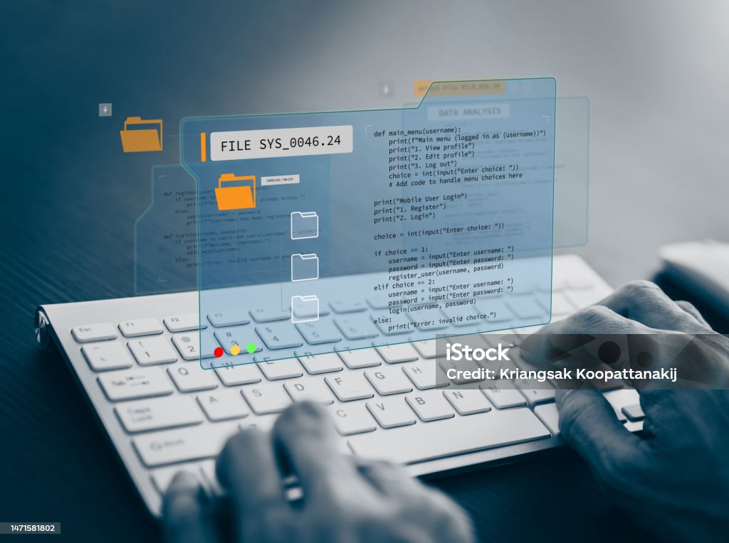 Software Developer Or Programmer Coding Program With Laptop Create