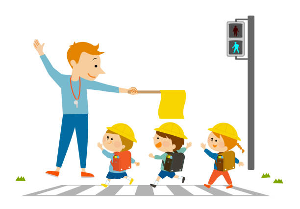 Road Safety For Children Clipart