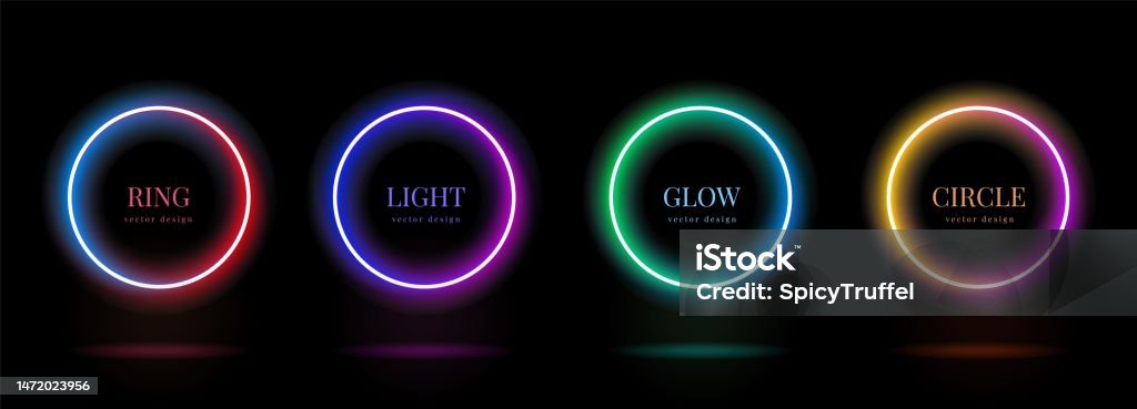 Neon Light Glow Led Circles Green Space Frame Abstract Red Ring Purple ... Neon Light Glow Led Circles Green Space Frame Abstract Red Ring Purple ...