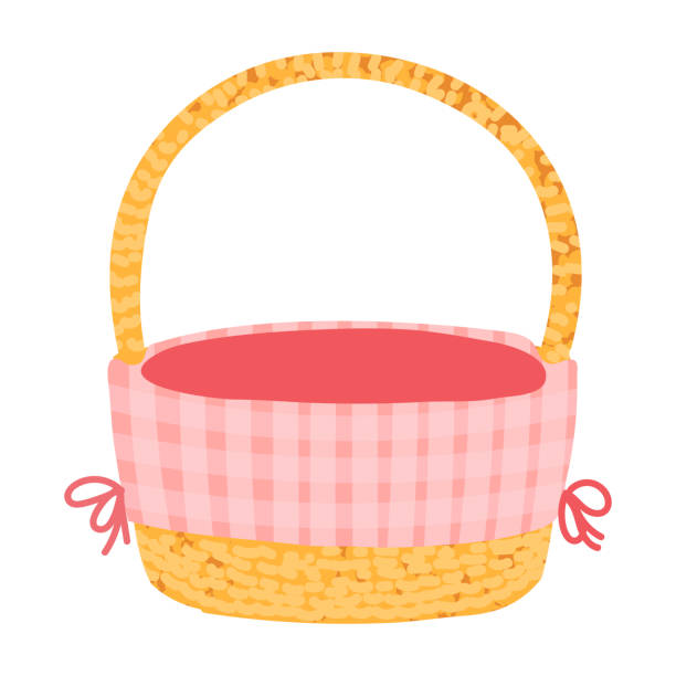 Empty Picnic Basket Clip Art