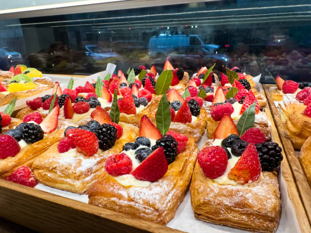 Free Stock Photo of Assorted Pastries Displayed on a Rack | Download ...