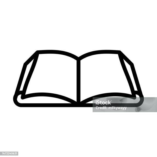 Ilustración De Icono De Libro Vector De Página Ilustración De Lectura Y