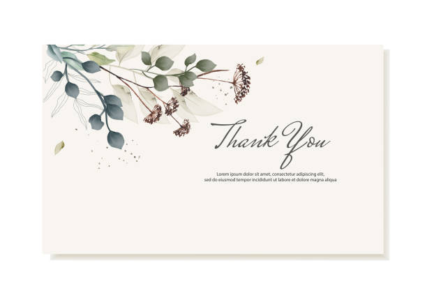 8 200 Thank You Card Background Stock Illustrations Graphiques