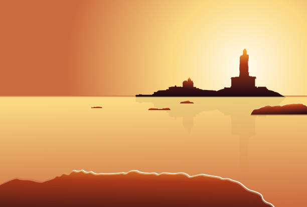Thiruvalluvar statue Clipart Vector PNG , SVG, EPS, PSD, AI