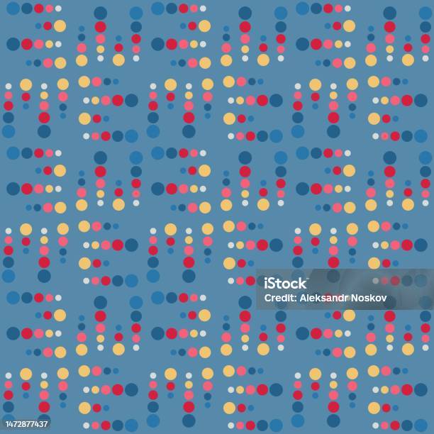 Spotted Seamless Pattern For Decorating Any Surfaces Or Things Timeless