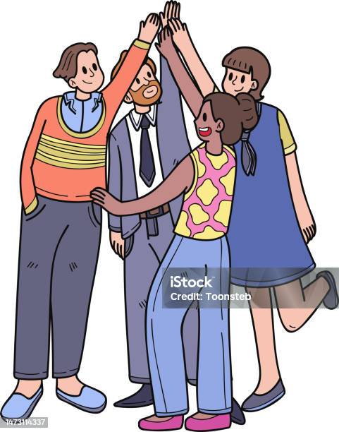 Brainstorming Tim Pengusaha Untuk Ilustrasi Sukses Dengan Gaya Doodle ... Brainstorming Tim Pengusaha Untuk Ilustrasi Sukses Dengan Gaya Doodle ...
