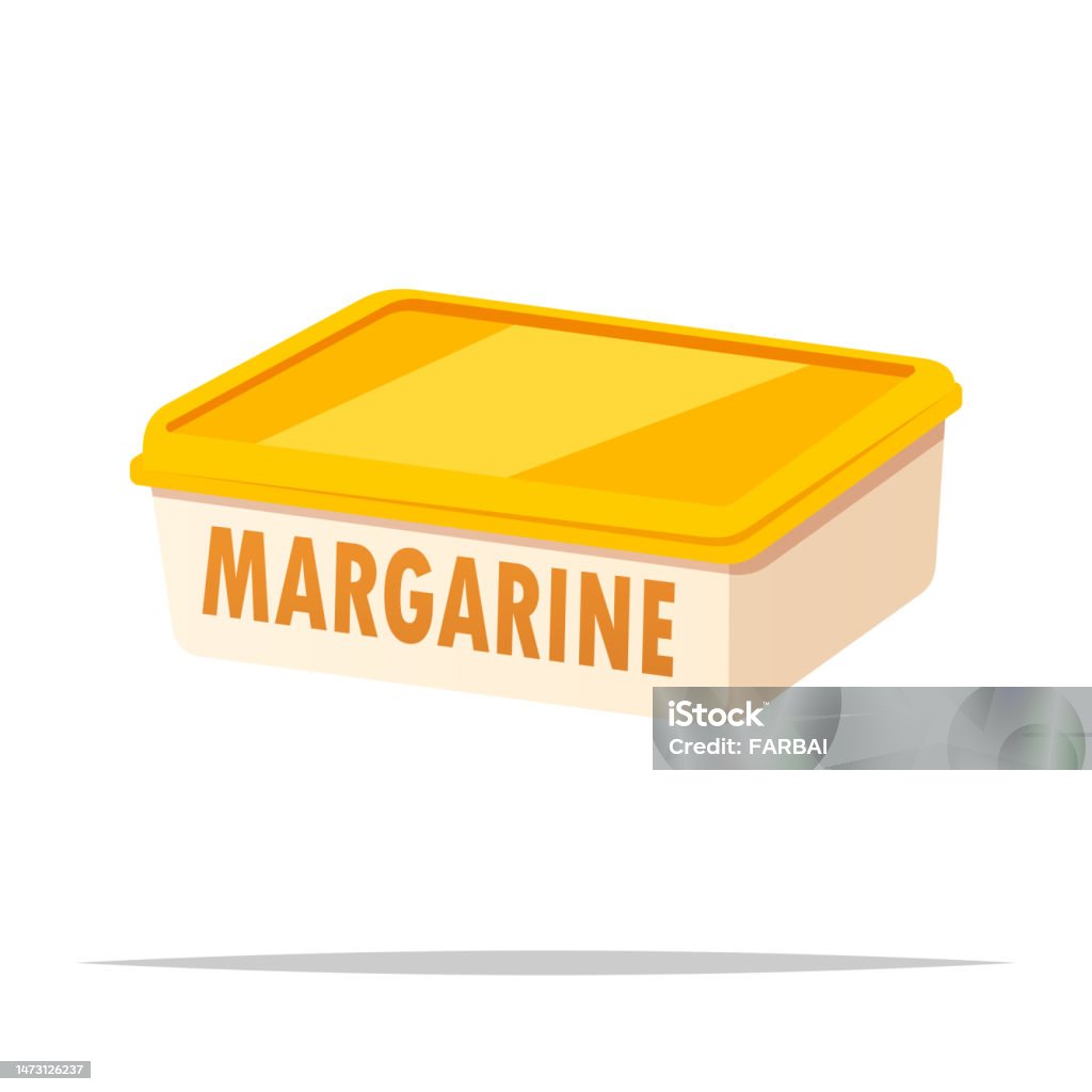 Margarine Tub Vector Isolated Illustration Stock Illustration ... Margarine Tub Vector Isolated Illustration Stock Illustration ...