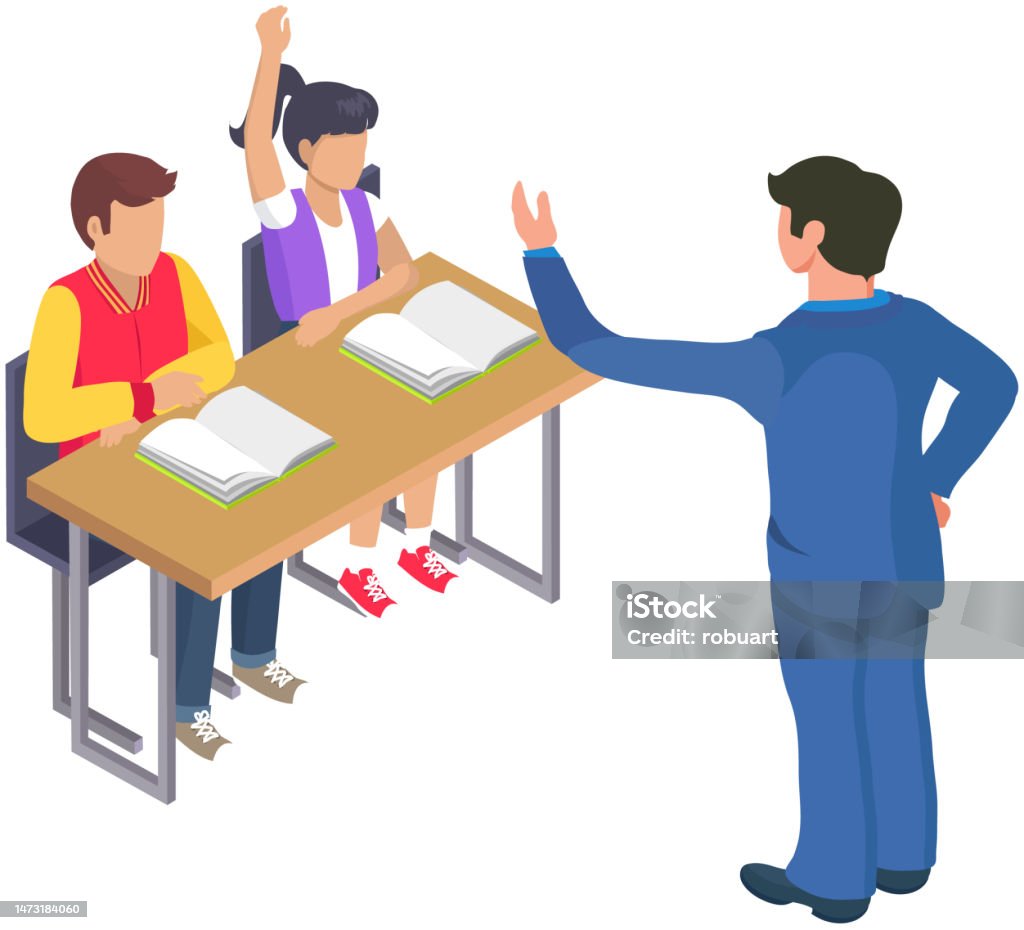 Guru Dan Murid Siswa Yang Hadir Orangorang Muda Duduk Di Meja Dan ... Guru Dan Murid Siswa Yang Hadir Orangorang Muda Duduk Di Meja Dan ...