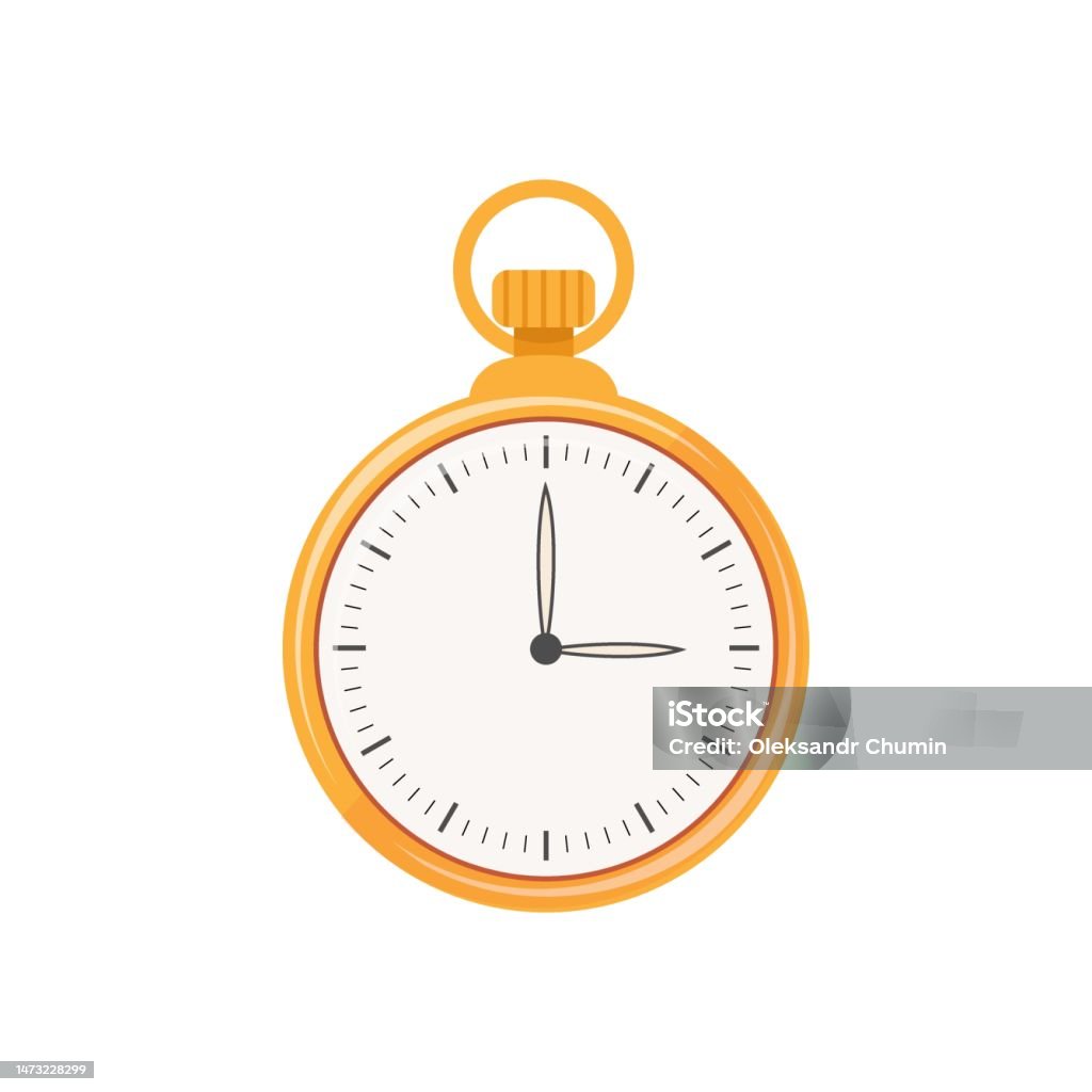Pocket Watch Vector Isolated Illustration Stock Illustration - Download ... Pocket Watch Vector Isolated Illustration Stock Illustration - Download ...